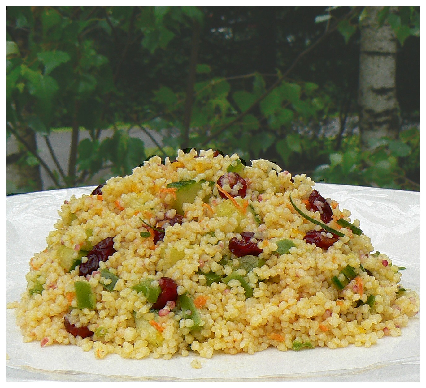 Le palais gourmand: Salade de couscous à l'orange et aux canneberges