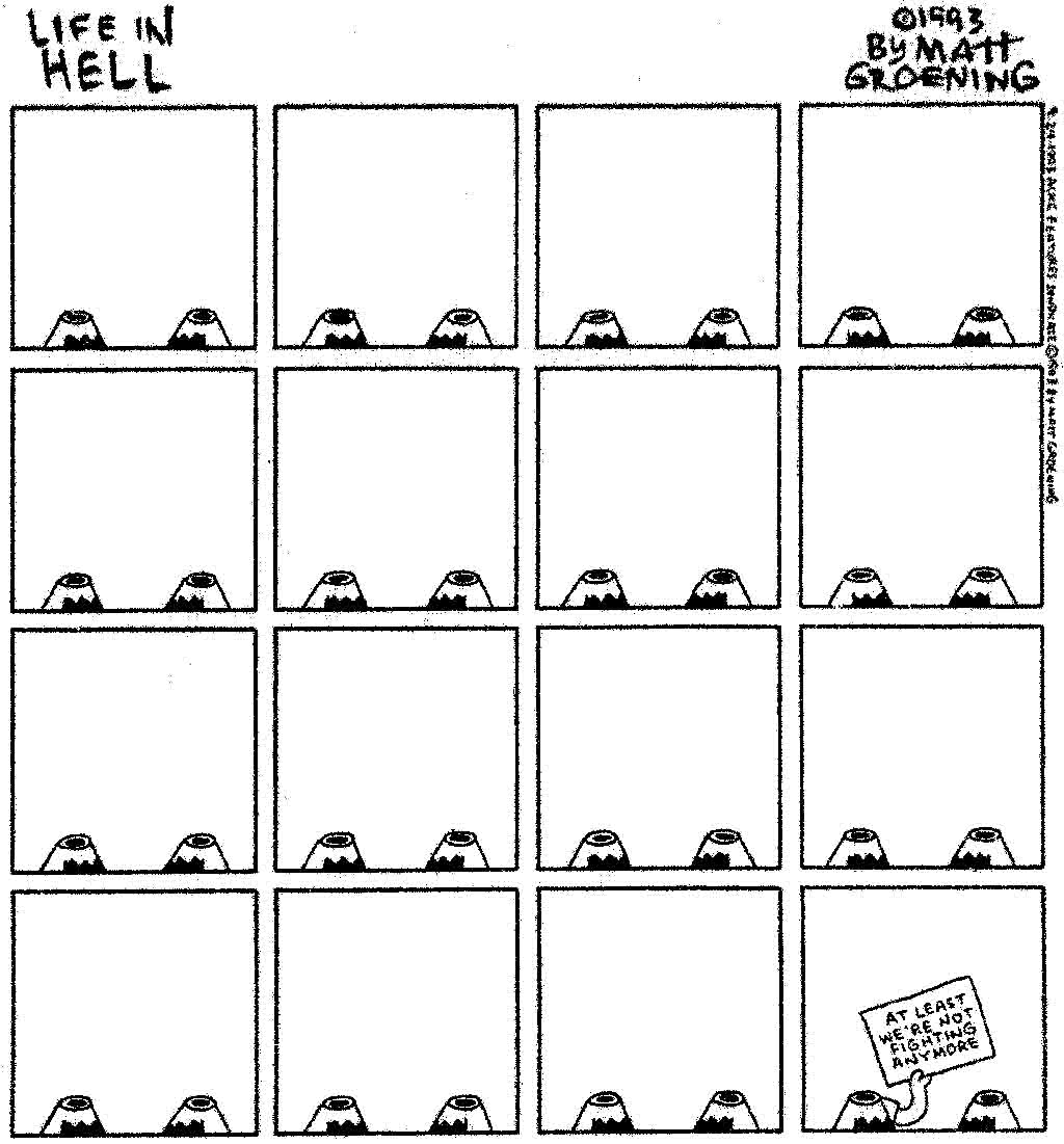 Bongo's Ultimate Life in Hell Archive : Life in Hell 1993 Archive