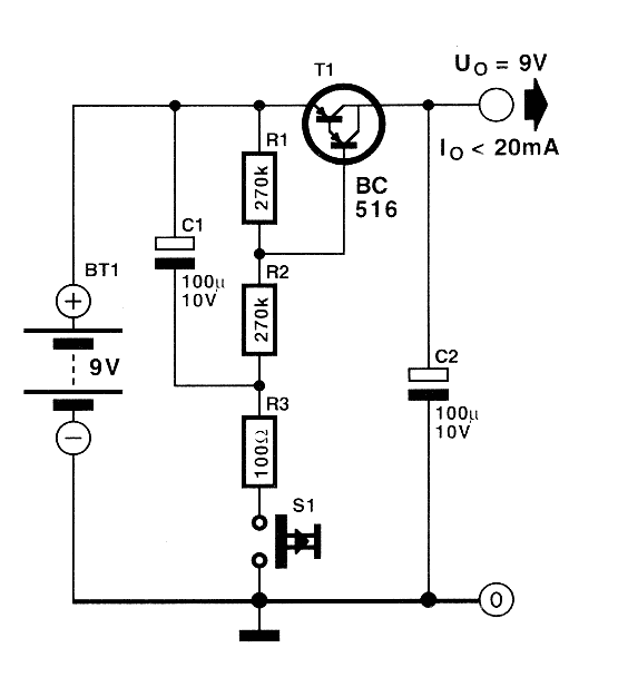 Automatic Switch for Batteries Circuit Diagram