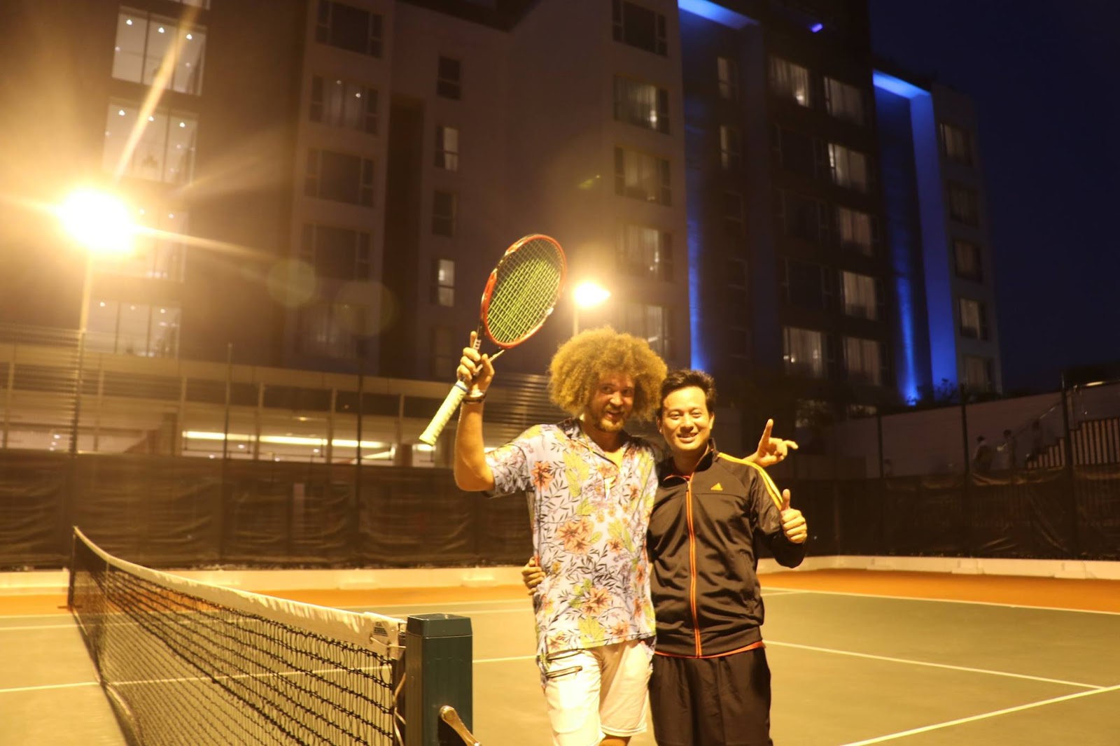 Myanmar Actor Pyay Ti Oo Played Tennis With American Singer Redfoo ...