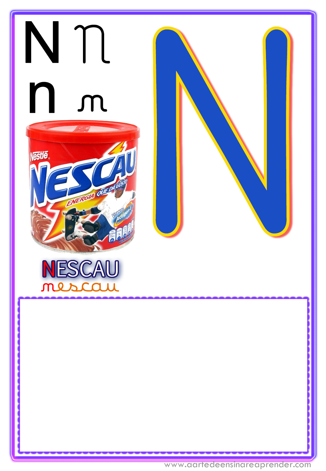 Alfabeto ilustrado com rótulos - Post reformulado ~ Atividades para Colorir