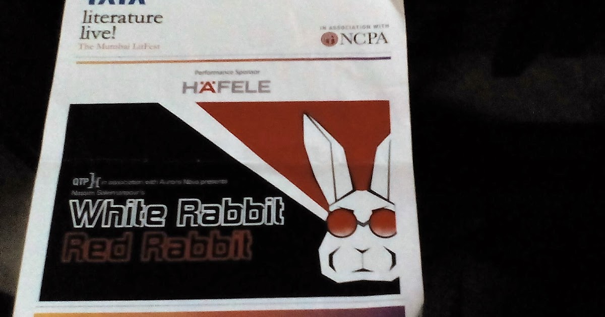 EXAMS AND ME : White rabbit Red rabbit : Iranian playwright Nassim ...