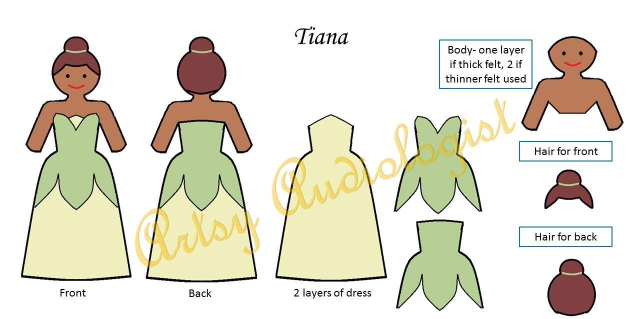 Artsy Audiologist: Disney Princess Finger Puppets Part 2- Templates ...