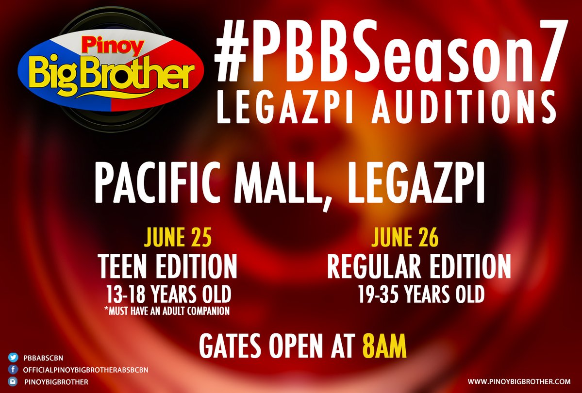 Pinoy Big Brother Season 7: Last Two Audition Venues for PBB Season 7 ...