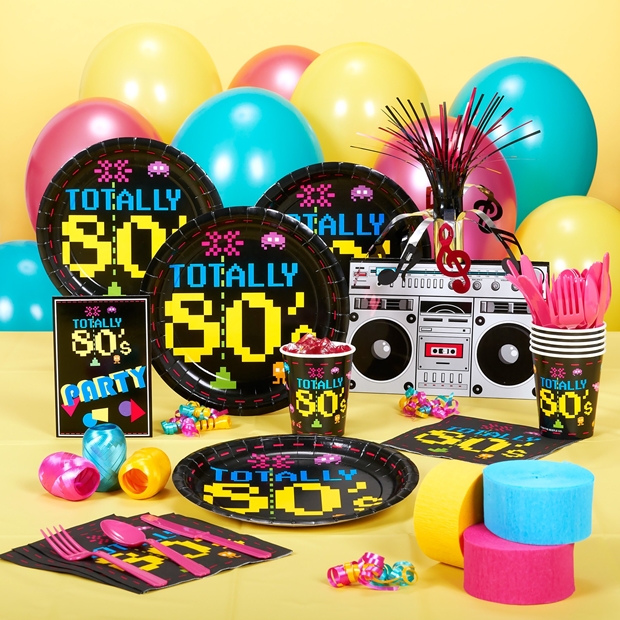 Decoração De Festa Tema Anos 80 - Últimas Decoração