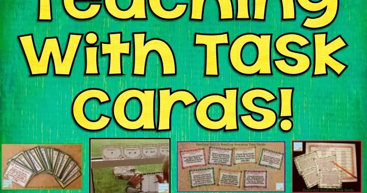 Task Card Corner: Task Card Acronym