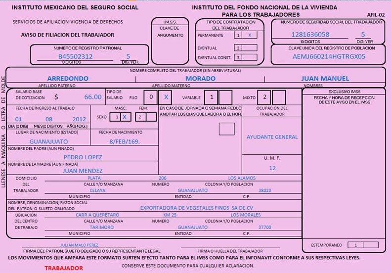 Genera Nóminas de Forma Electrónica: SEGURO SOCIAL (IMSS)