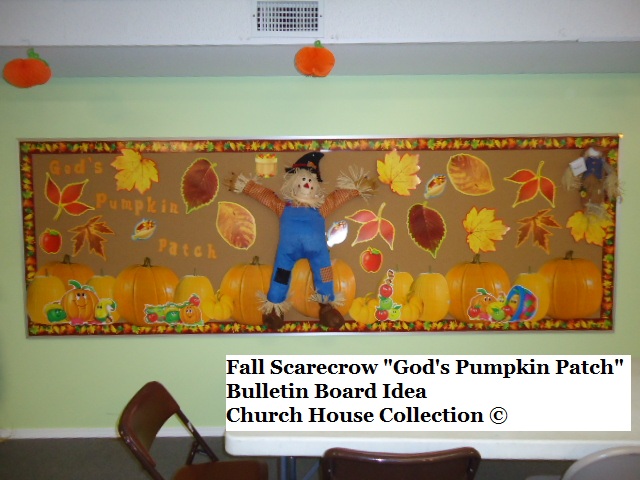 Church House Collection Blog: Fall Scarecrow Bulletin Board Idea