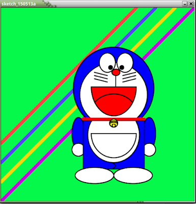 Menggambar Doraemon Dengan Processing Software - Mari Belajar Coding