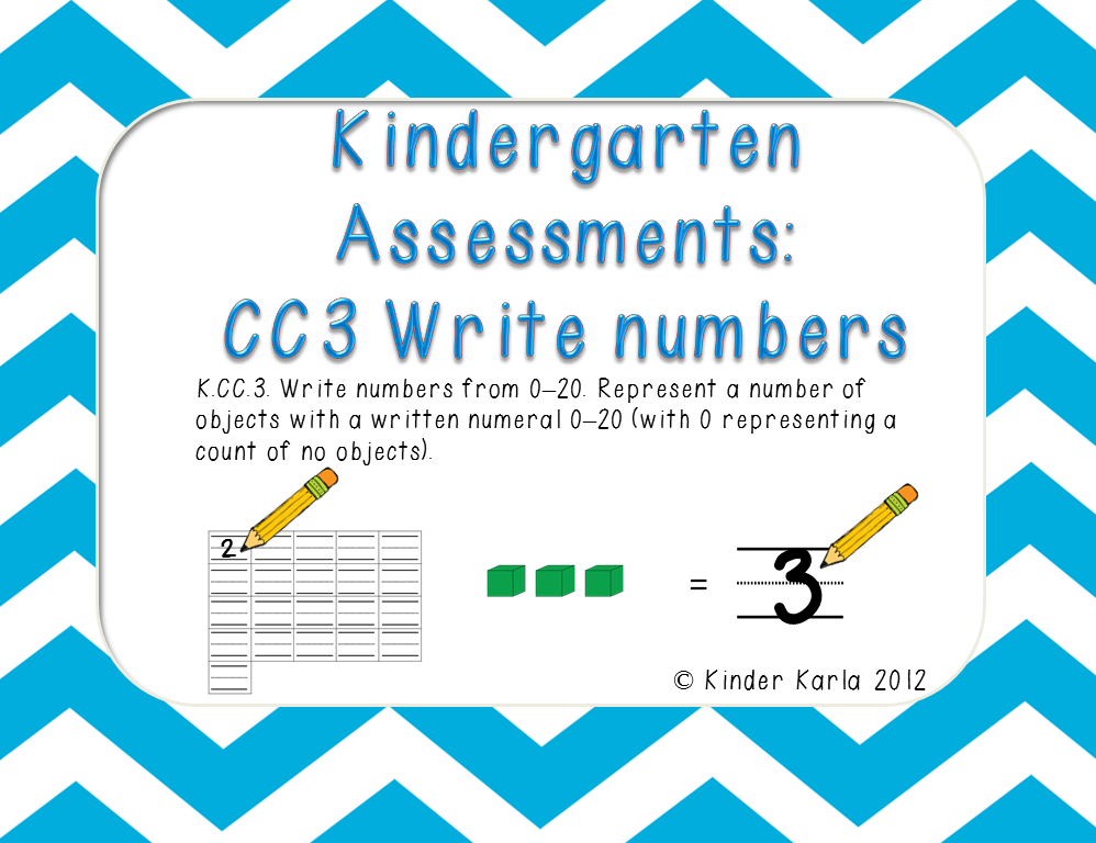 Karla's Kreations: Kindergarten Math Assessments