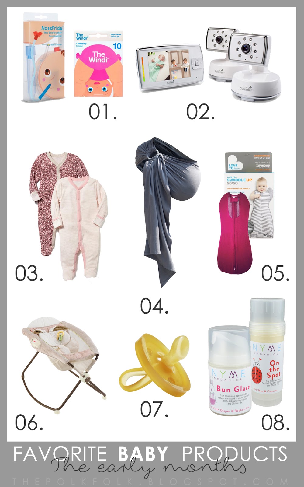 The Polk Folk: FAVORITE BABY PRODUCTS // THE EARLY MONTHS