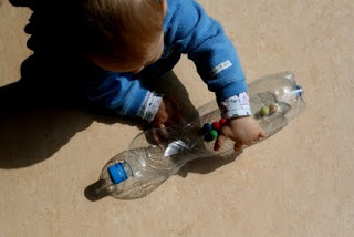 k v . b a r n: plastic-bottle-marble-rattle
