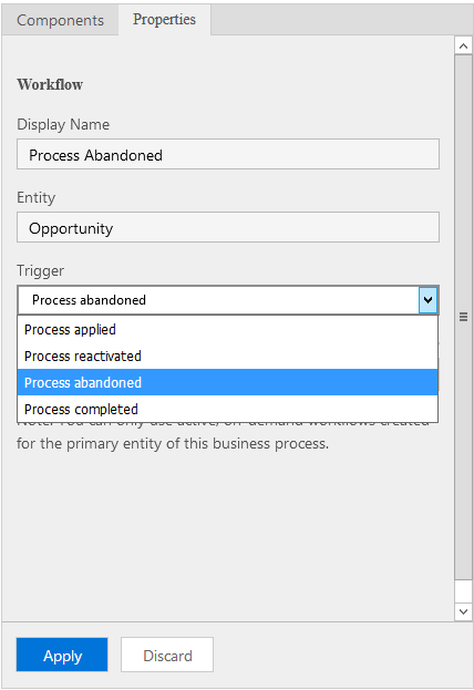 Dynamics 365 - CRM: Dynamics 365 - Workflow within a Business Process Flow