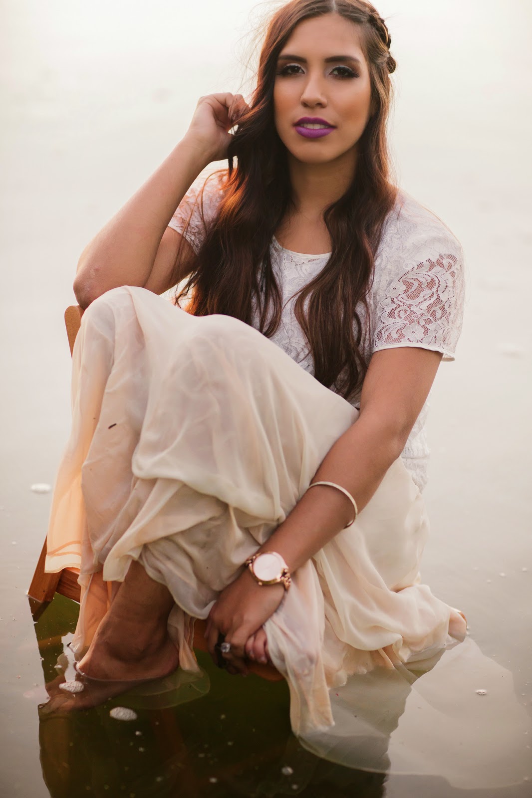 Metztli Brown: Lemonsandlace headband