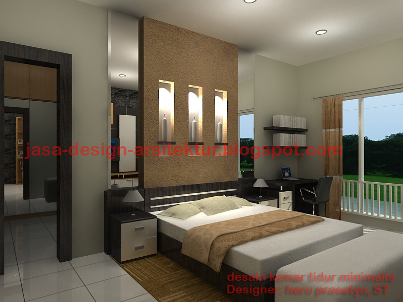 Kontraktor Interior Surabaya Sidoarjo: design kamar minimalis