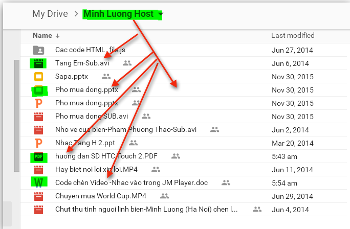CHÈN VIDEO TỪ GOOGLE DRIVE VÀO BLOG (WEB) | minh lương và mọi người
