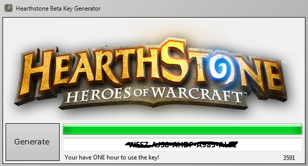 Get Free Hearthstone Beta Keys