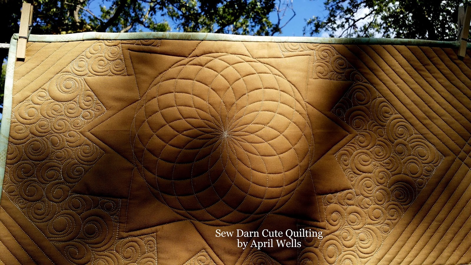 Rising Sun with Spiro-Quilting Tutorial