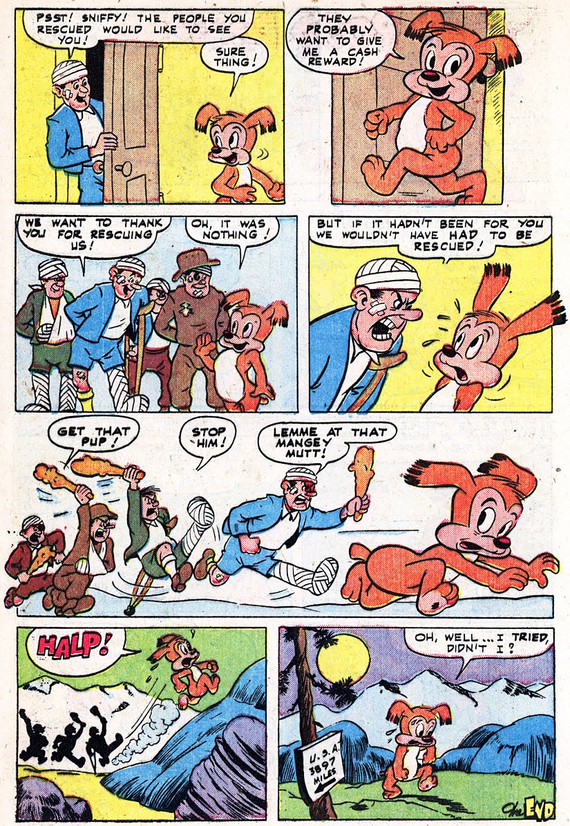 The Big Blog of Kids’ Comics!: Sniffy The Pup No. 13, December 1951