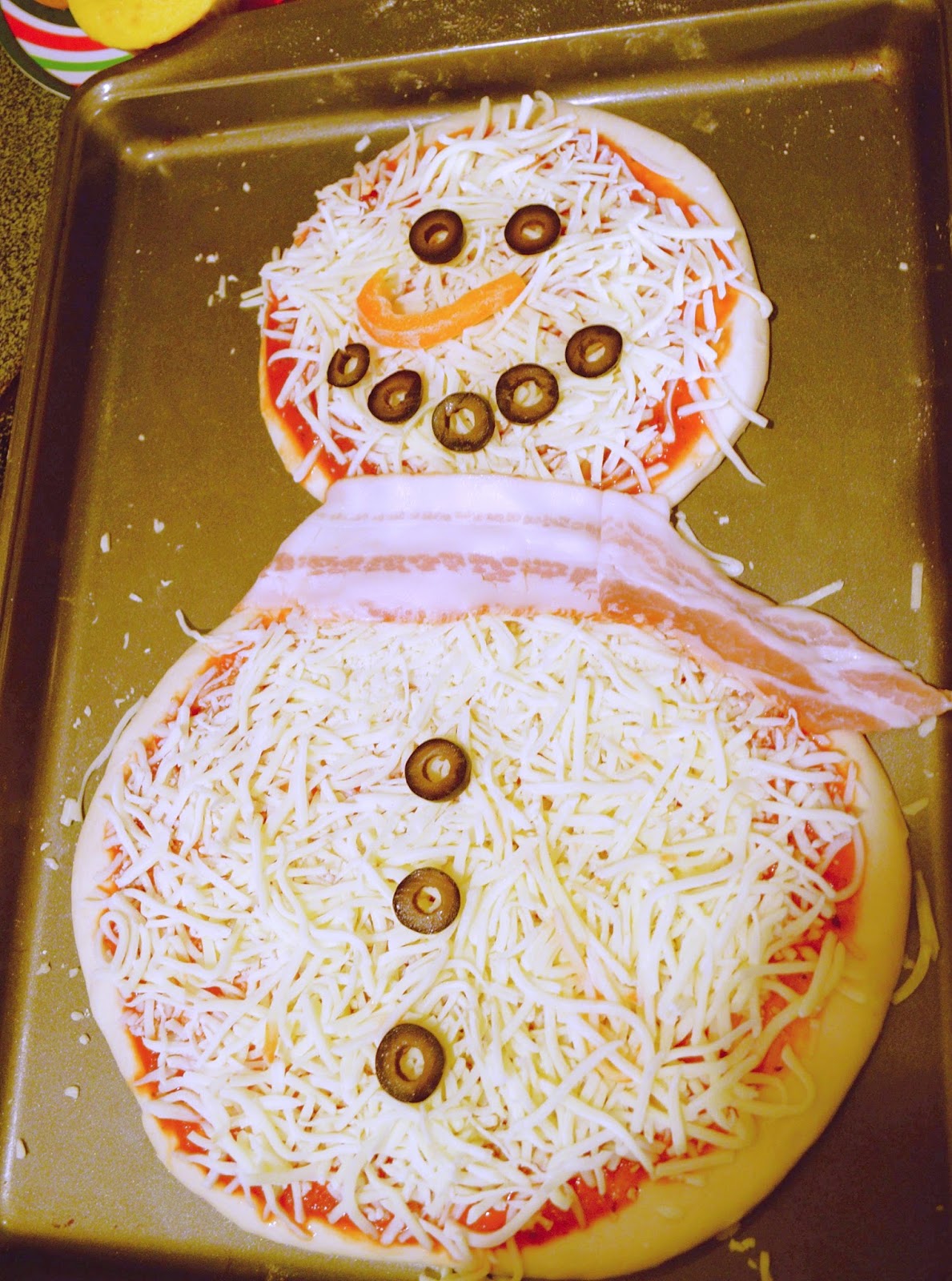 It's A Mom's World: Our Snowman Dinner