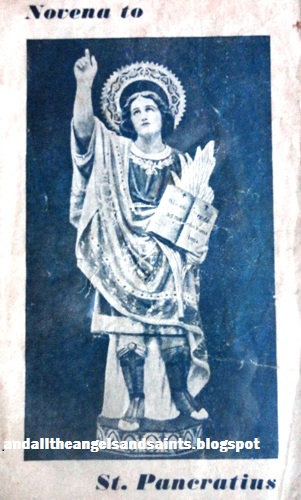 AND ALL THE ANGELS AND SAINTS: 153. Santo Stories: SAN PANCRACIO