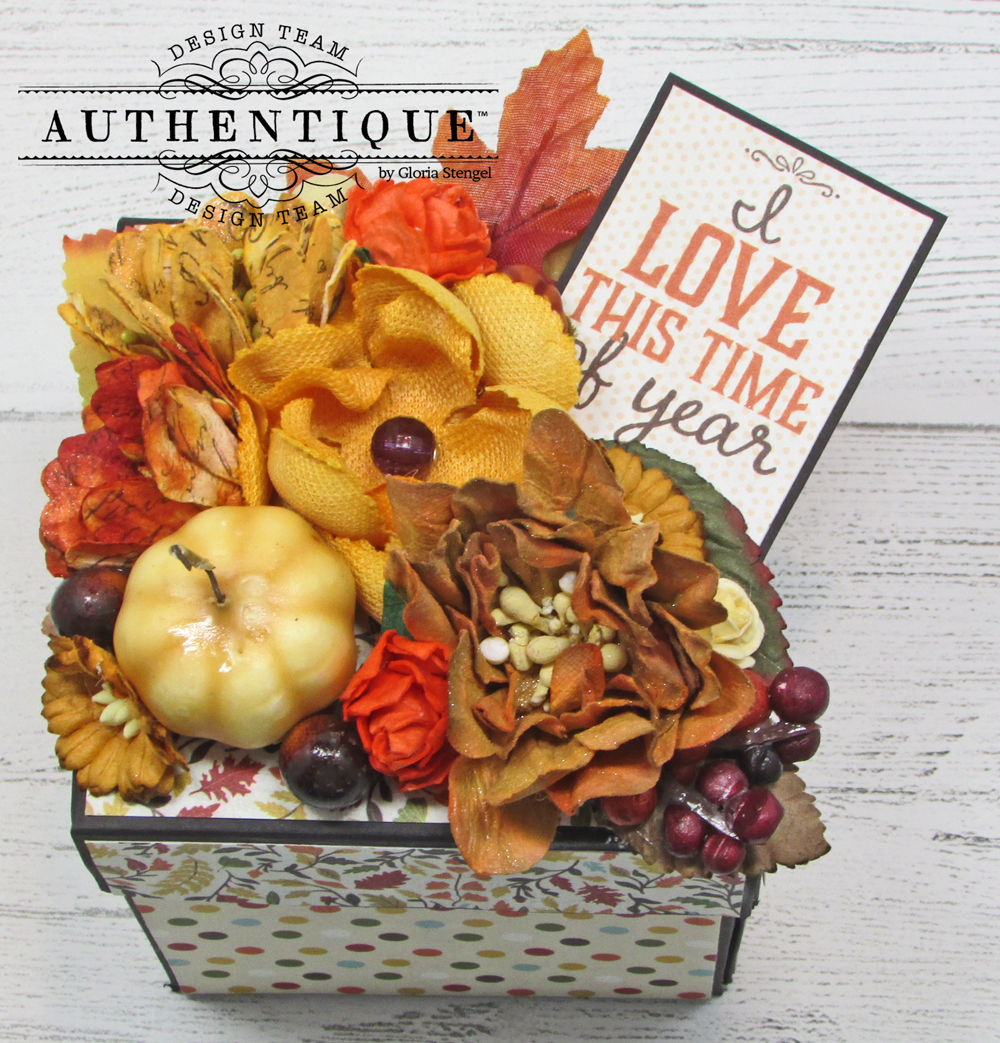 Scraps of Life: Fall-themed Mini Storage Box