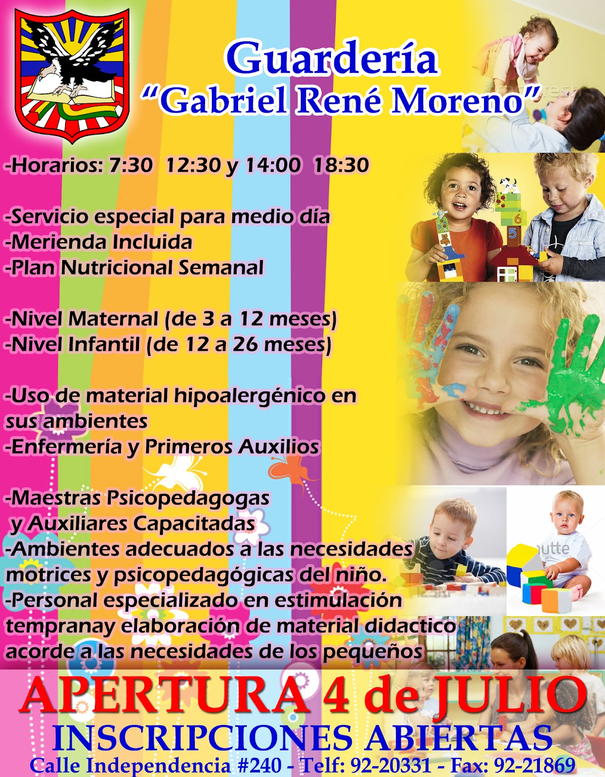 COLEGIO "GABRIEL RENE MORENO" - MONTERO: junio 2012