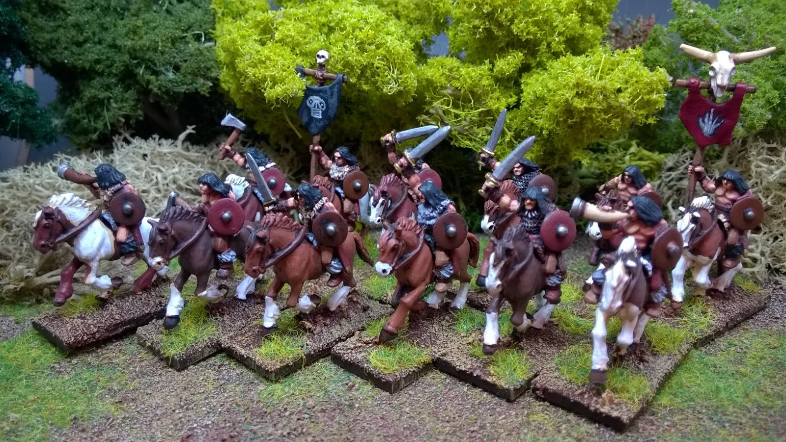 Matt's gaming page (Glenbrook Games): 12 Copplestone Barbarian Cavalry ...