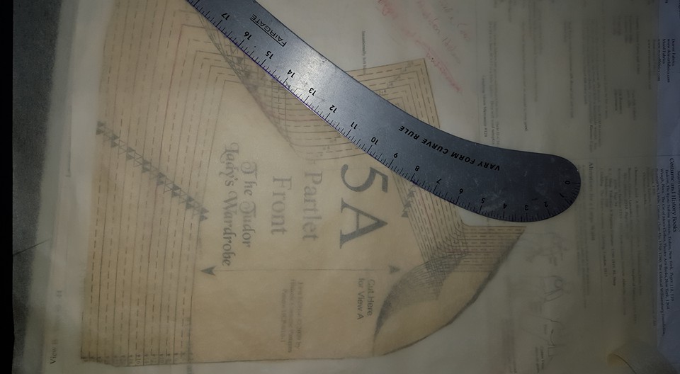 Designs From Time Historical Costumes: Italian Over-Partlet Pattern ...