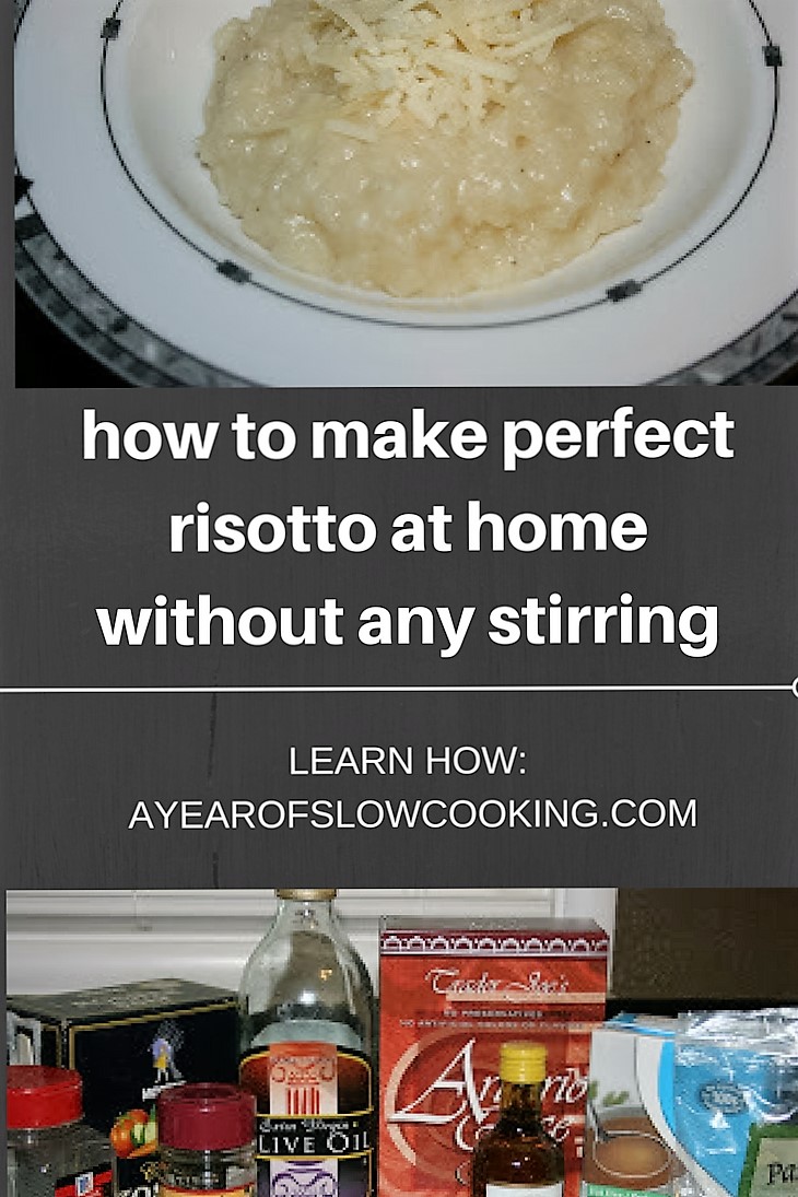 Creamy CrockPot Risotto - A Year of Slow Cooking