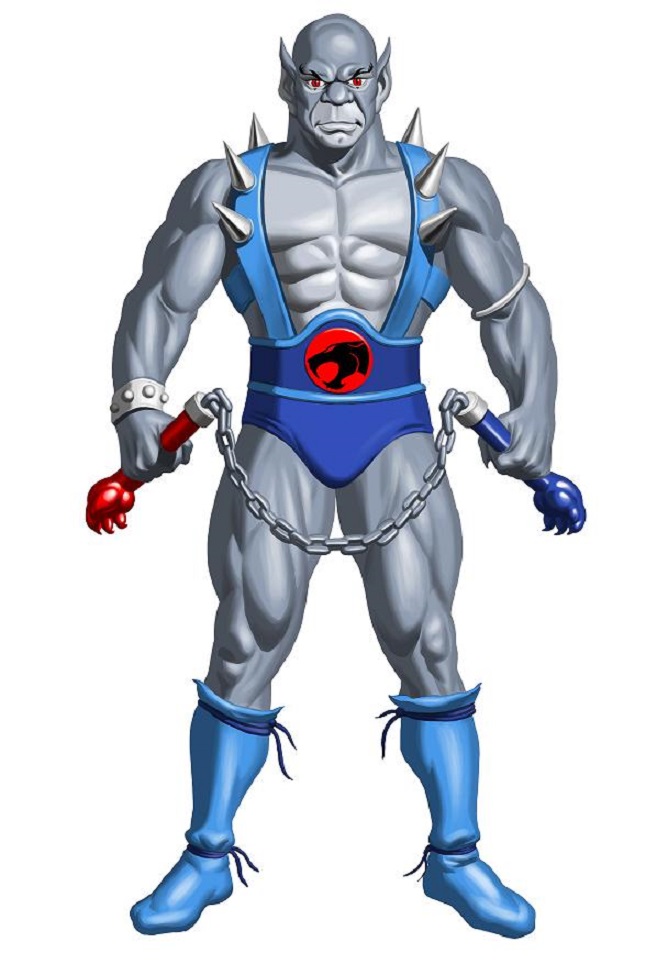 NIMAJNEB SCULPTURE: Thundercats : Panthro statue