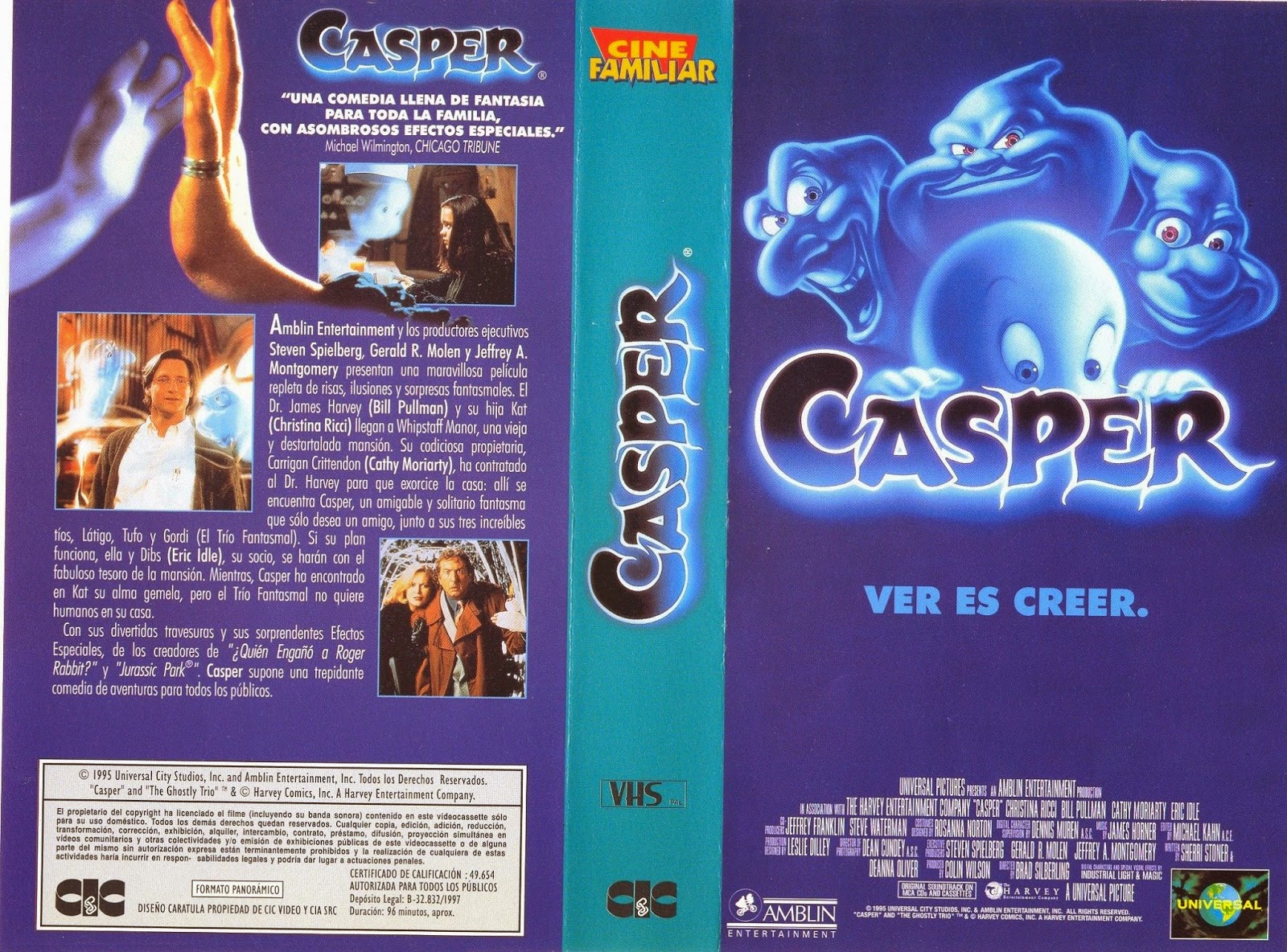 EL DESCUBRIMIENTO DE LAS PELICULAS AJENAS A DISNEY: Casper