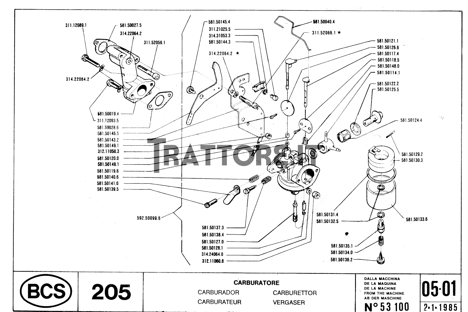 Bcs 205 manuale – Mulino elettrico per cereali professionale