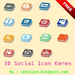 3D Social Icon Keren Gratis Dari SEO Ciyus - Natrik