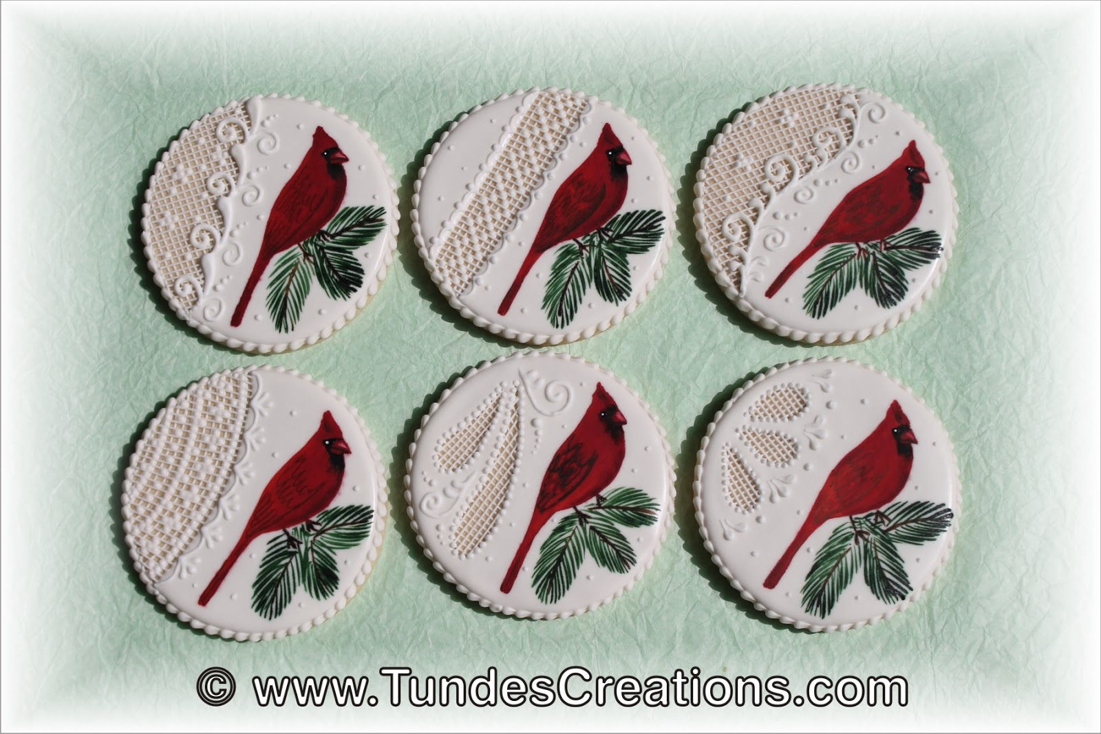 The Gingerbread Artist: Cardinal in winter - cookie featured in Food ...