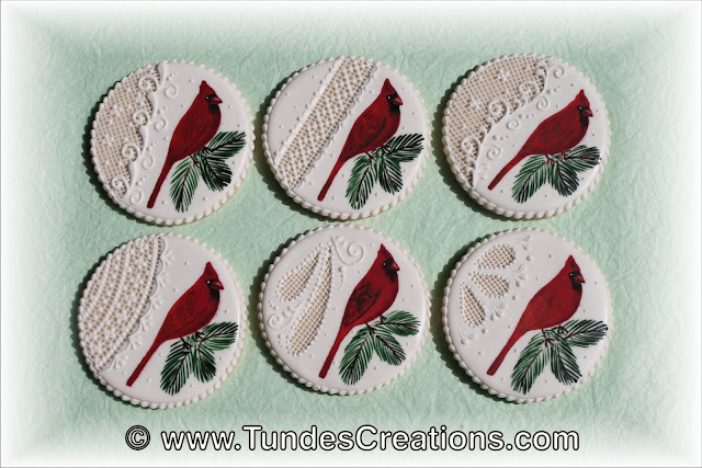 The Gingerbread Artist: Cardinal in winter - cookie featured in Food ...