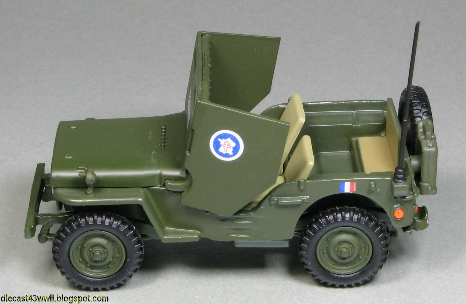 Military scale models: Jeep Willys Armoured Car. Victoria