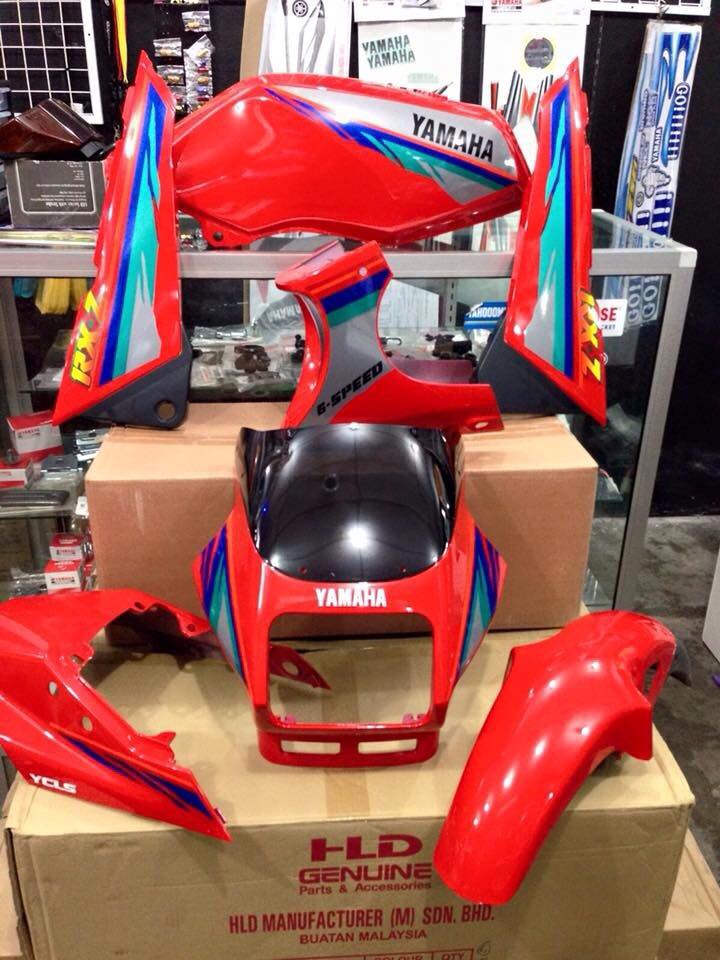 COVERSET RXZ (MERAH BOSCH) - HELMET COPY ORI