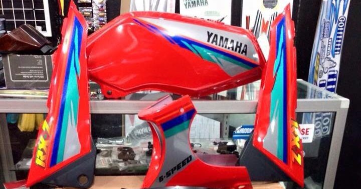 COVERSET RXZ (MERAH BOSCH) - HELMET COPY ORI