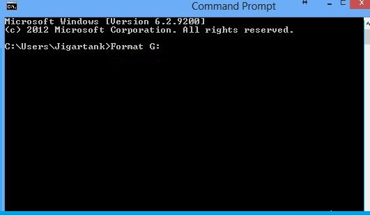How to Format pendrive using cmd