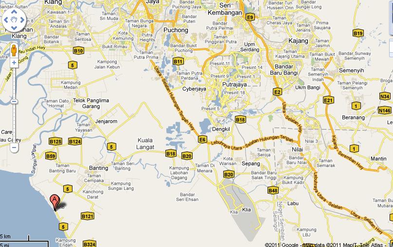 vodka vid vimly: Pantai Morib, Banting