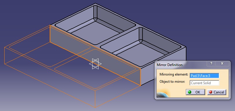 Catia v5 Tutorial for Beginners: Catia v5 Tutorial: Pattern and Mirror