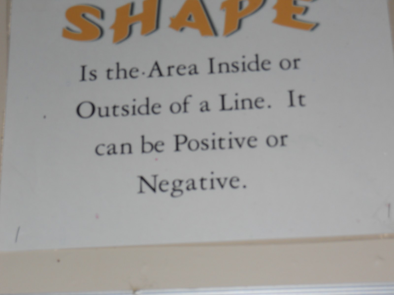 One Point's Perspective: Signage