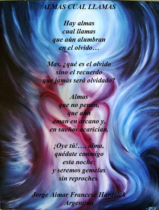 "" MIS PENSAMIENTOS "": ALMAS CUAL LLAMAS