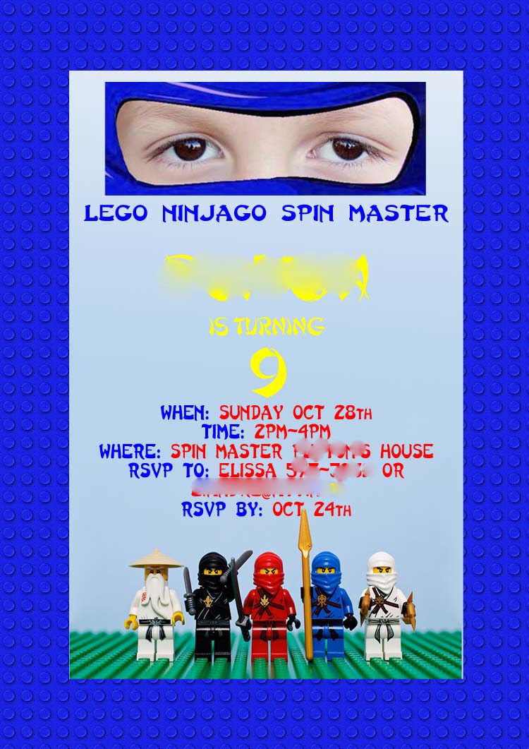 Just A Frugal Mom: Ninjago Birthday Party