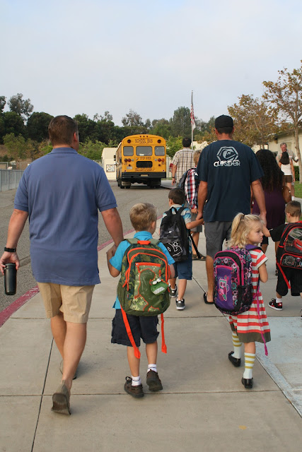 The Starnes Family: First Day - Kindergarten, 1st Grade & 6th Grade