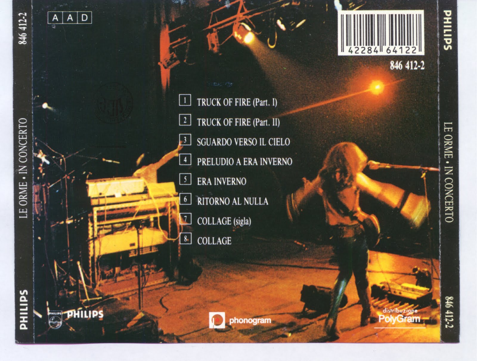 VERSO LA STRATOSFERA: Le Orme - 1974 - In concerto