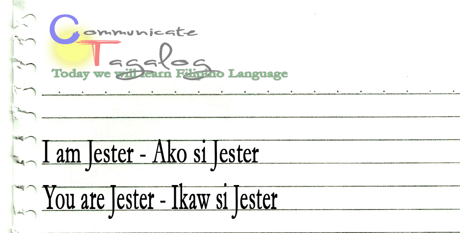 Communicate Tagalog: CT Lesson 17 - How to introduce yourself in Tagalog