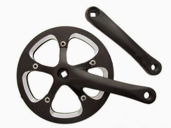 CHOO HO LEONG (CHL) Bicycle: Prowheel Alloy Matt Black Fixie Crankset