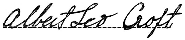 Kroft Family Ancestry: Croft, Albert Leo 1902-1992
